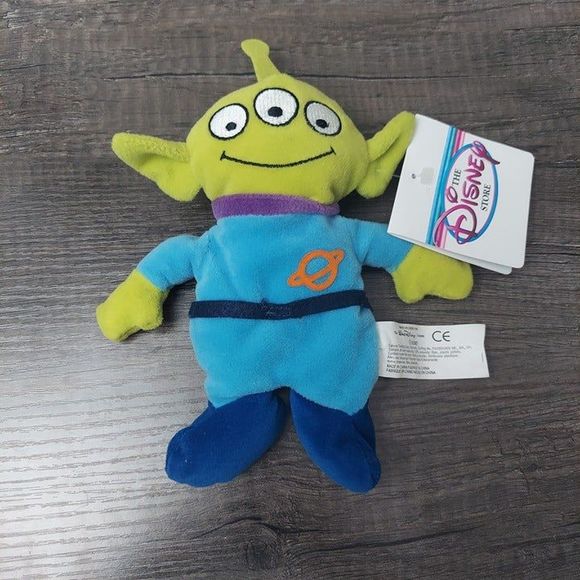 Disney | Toys | Disney Store Alien 7 Mini Bean Bag Vintage Plush Toy ...